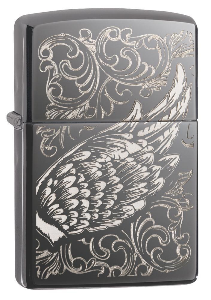 Zippo │ Filigree Flame and Wing Design Windproof Lighter