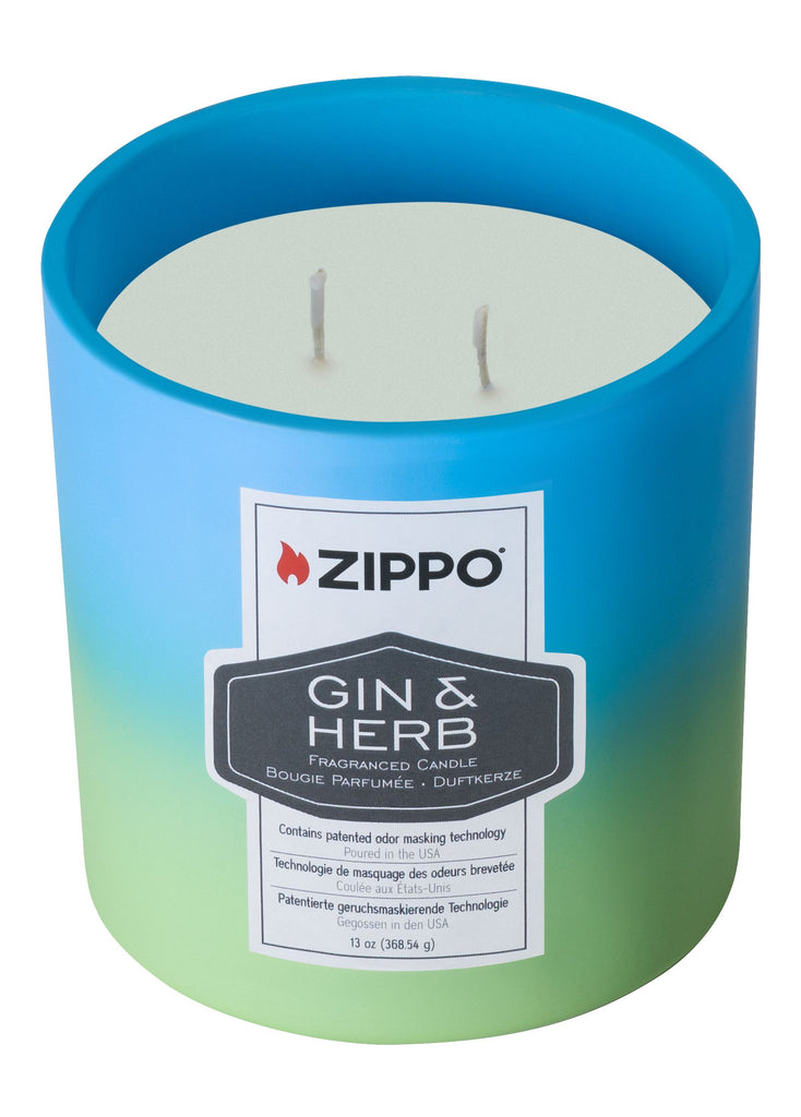 Zippo │ Odor-Masking Candle Gin Herb | Zippo France
