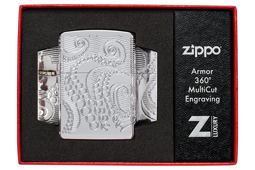 Zippo │ Briquet Tempête Tentacles Design | Zippo France
