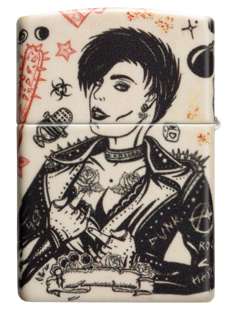 ZIPPO | Windproof Lighter Punk Rock Design | Zippo France